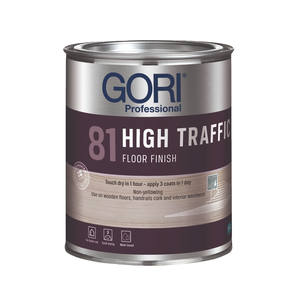 GORI 81 5Ltr 0090 High Gloss | The Scandinavian Woodcare Experts